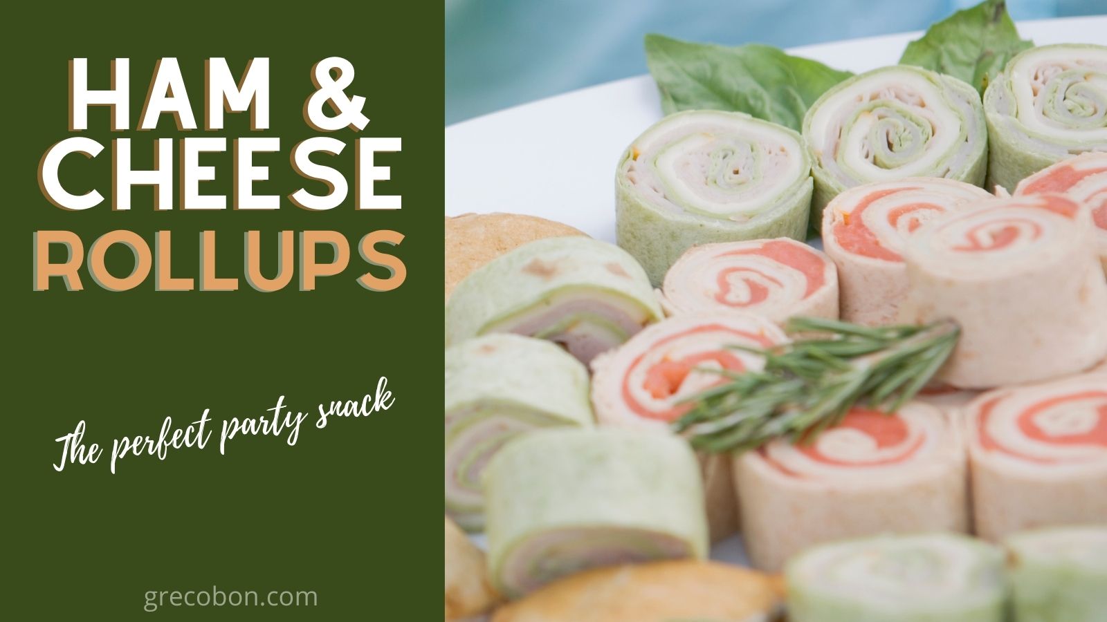 Ham and Cheese Roll-Ups - grecobon - Snacks and Sides